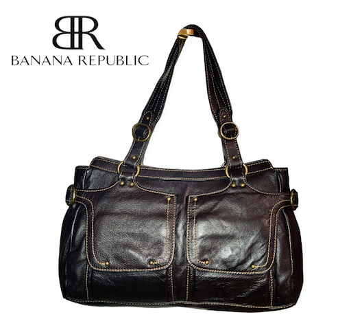 BANANA REPUBLIC - VRHUNSKA KOŽNA TOORBA