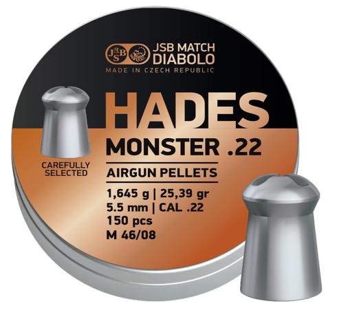 JSB Hades monste 5.52mm (.22) 25.39 grain