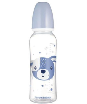 Canpol Babies flašica za bebe Cute Animals 250ml Blue - 11/841