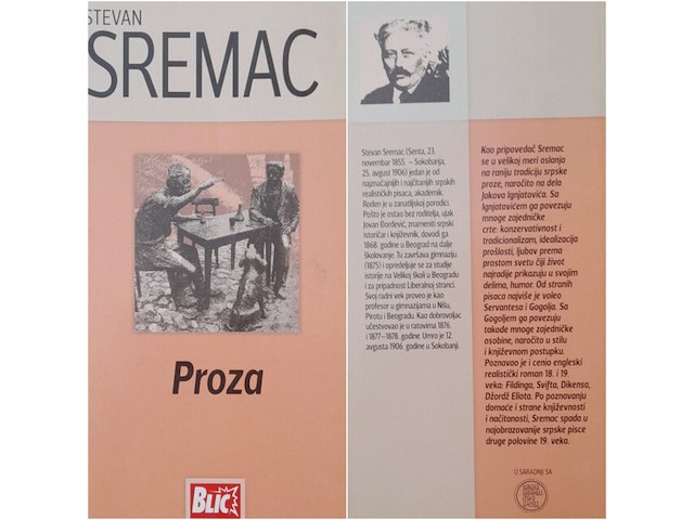 Stevan Sremac- Proza