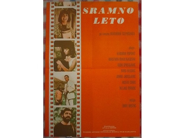 plakat SRAMNO LETO