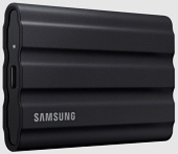 Portable SSD 2TB, T7 SHIELD, USB 3.2 Gen.2 (10Gbps), Rugged, [Sequential Read/Write : Up to 1,050MB/sec /Up to 1,000 MB/ ( MU-PE2T0S/EU )
