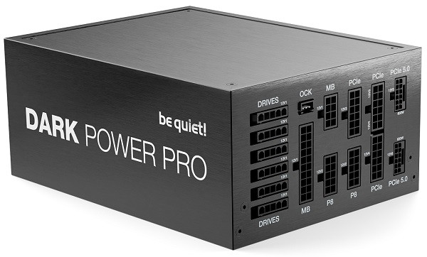 DARK POWER PRO 13 1300W, 80 PLUS Titanium efficiency (up to 94.4%), Fully digital control (PFC, LLC, SR/12V) and full br ( BN331 )