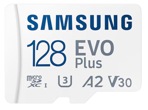 MicroSDXC 128GB 2024, EVO Plus, U3, V30, A2, Read : up to 160MB/s ( MB-MC128SA/EU )