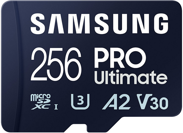 MicroSD 256GB, PRO Ultimate, SDXC, UHS-I U3 V30 A2, Read up to 200MB/s, Write up to 130 MB/s, for 4K and FullHD video re ( MB-MY256SA/WW )