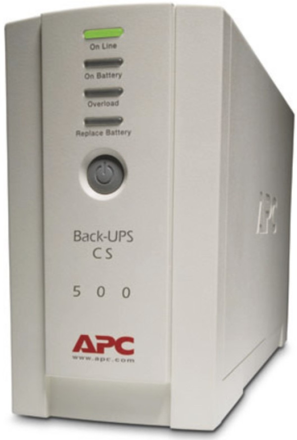 APC Back-UPS 500VA, Standby, Tower, 500VA/300W, 230V, 4x IEC C13 (3x Full + 1x Surge), Battery 7Ah (RBC2), Line Protecti ( BK500EI )