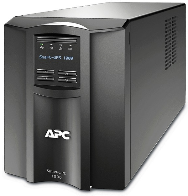 APC Smart-UPS 1000VA, Line Interactive, Sine Wave, Tower, 1000VA/700W, 230V, AVR, 8x IEC C13, Battery Pack 11Ah (RBC6), ( SMT1000IC )