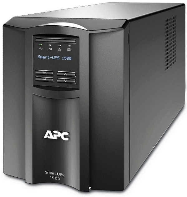 APC Smart-UPS 1500VA, Line Interactive, Sine Wave, Tower, 1500VA/1000W, 230V, AVR, 8x IEC C13, Battery Pack 17Ah (RBC7), ( SMT1500IC )