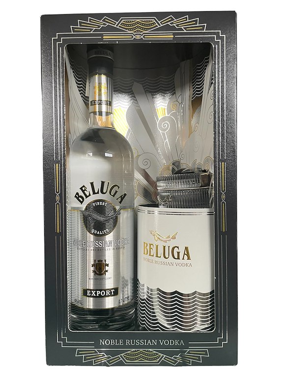 VODKA BELUGA NOBLE 0,7l + KAVIJAR POSUDA