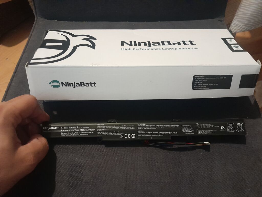 NinjaBatt baterija za HP / 2200 mAh / HS04 HP BATERIJA PREMIUM