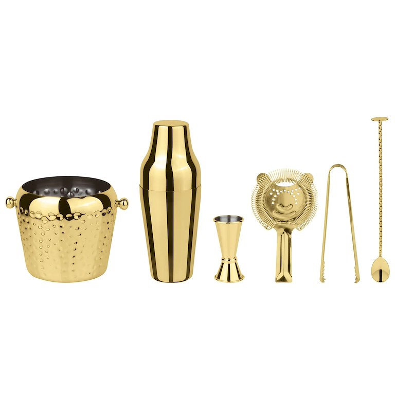 Sambonet Paderno Coctail Set of 6 Gold – Koktel set