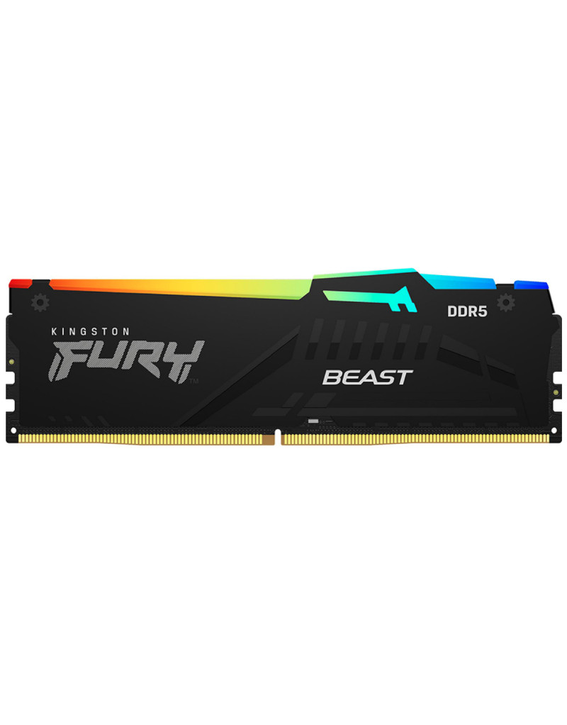 KINGSTON DIMM DDR5 16GB 6800MT/s KF568C34BBA-16 FURY Beast Black RGB XMP