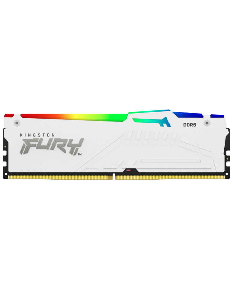 KINGSTON DIMM DDR5 16GB 6800MT/s KF568C34BWEA-16 FURY Beast White RGB EXPO