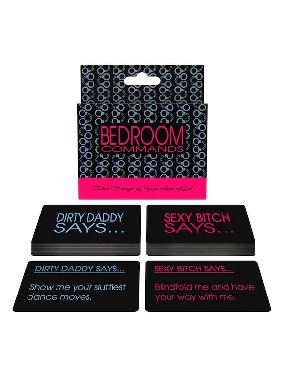 Bedroom commands card game