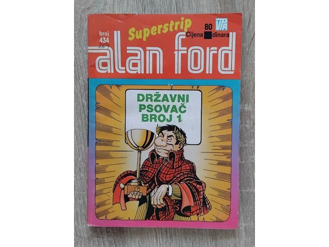 Alan ford Vjesnik br 434 Državni psovač broj 1