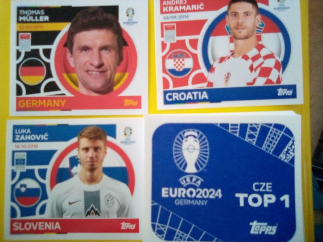 EURO 2024 TOPPS Sličice na komad