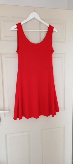 NOVO -Crvena DeFacto haljina M/S