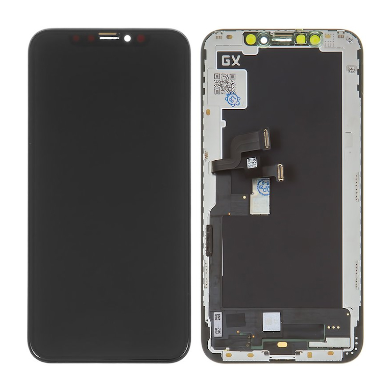 LCD Displej / ekran za iPhone XS + touchscreen Black APLONG Incell FHD
