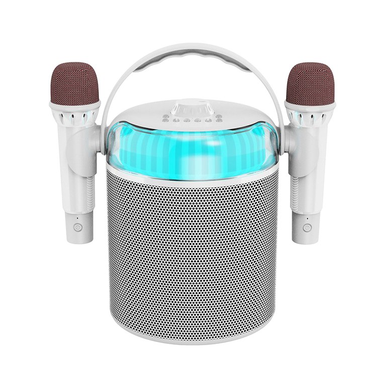 Zvucnik Bluetooth Y-9 sa 2 mikrofona beli (MS)