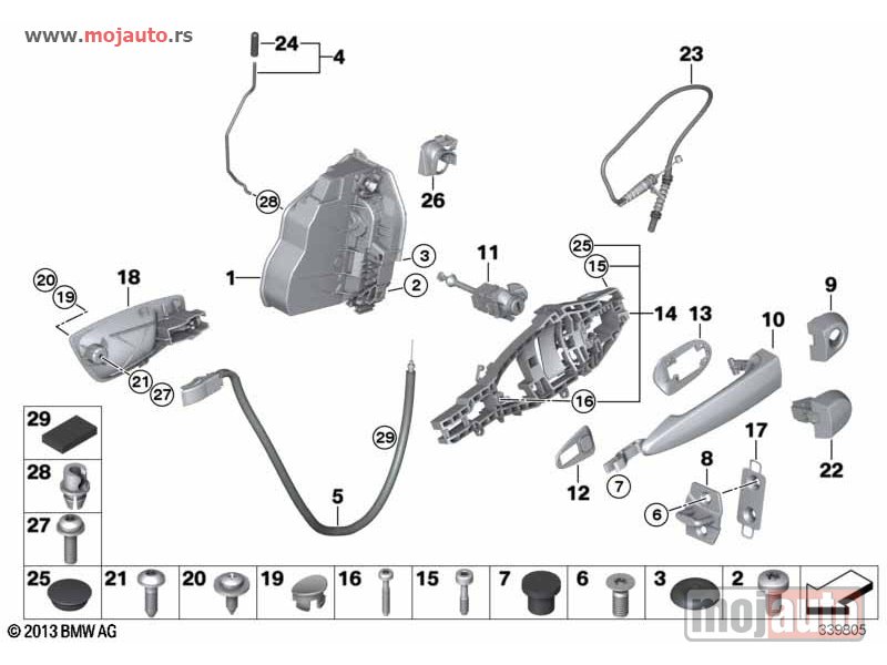 Bmw 1 E81/87 Brava Prednjih Vrata Desno 05-09,NOVO