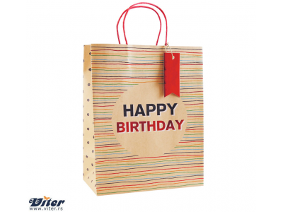 KESA KRAFT BIRTHDAY STRIPES L