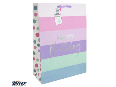 KESA FEMALE BIRTHDAY STRIPES XL