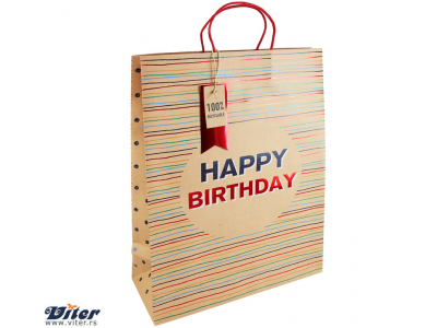 KESA KRAFT BIRTHDAY STRIPES XL