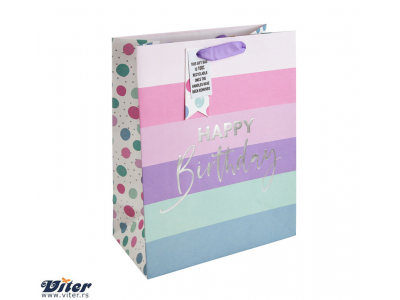 KESA FEMALE BIRTHDAY STRIPES L