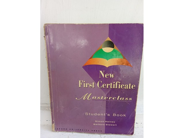 NEW FIRST CERTIFICATE MASTERCLASS STUDENTS BOOK