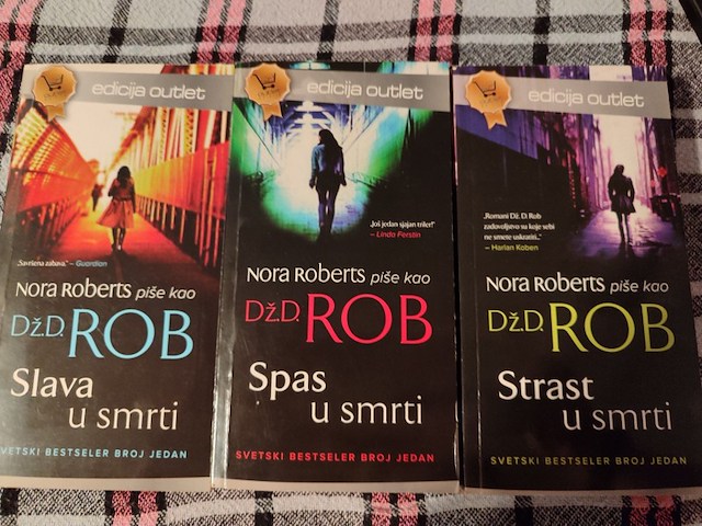 Nora Roberts kao Dž. D. Rob - 3 knjige