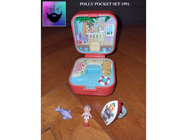 Polly Pocket Little Lulu`s Speedboat 1991 - RARITET