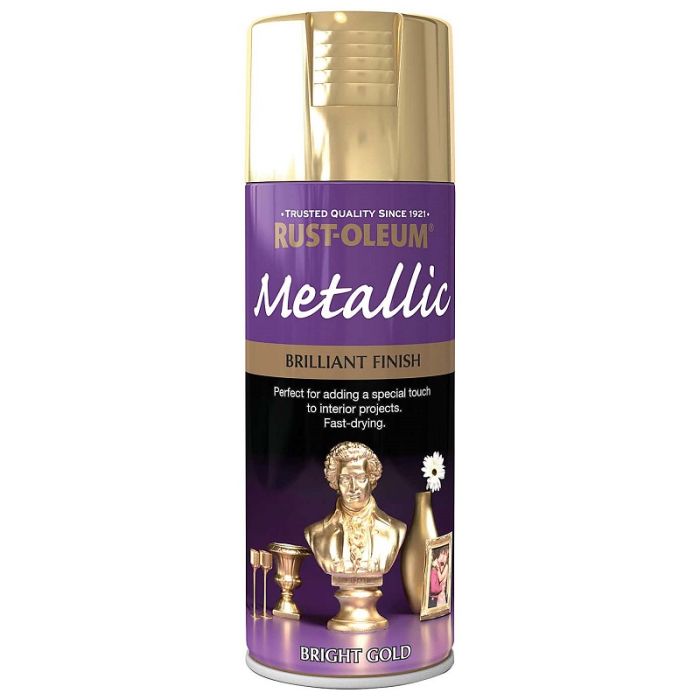 Rust Oleum - Sprej metalik belo zlato - 400ml