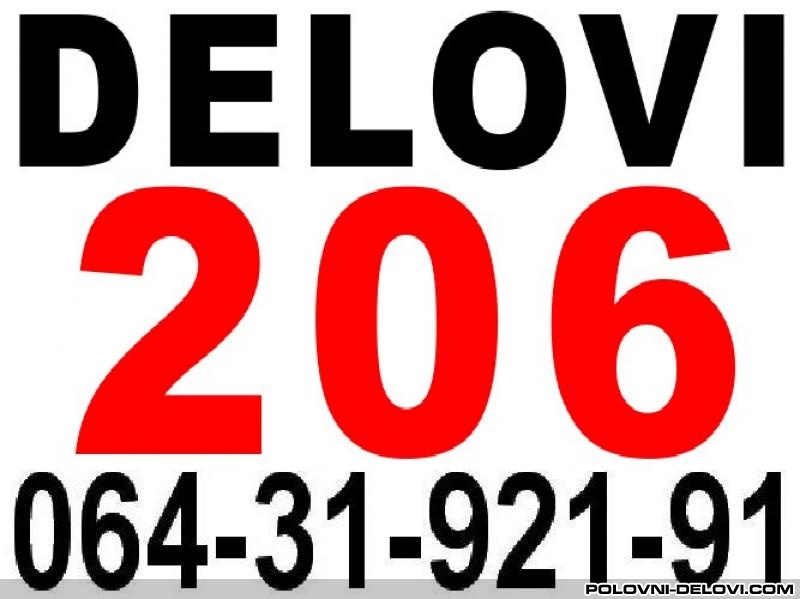 Pezo 206 POLUOSOVINA Set KVACILA I Razni DELOVI