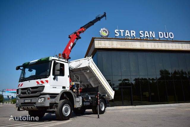 Mercedes-Benz ACTROS 1848 4x4 HMF 1300 Crane Kiper Euro 5