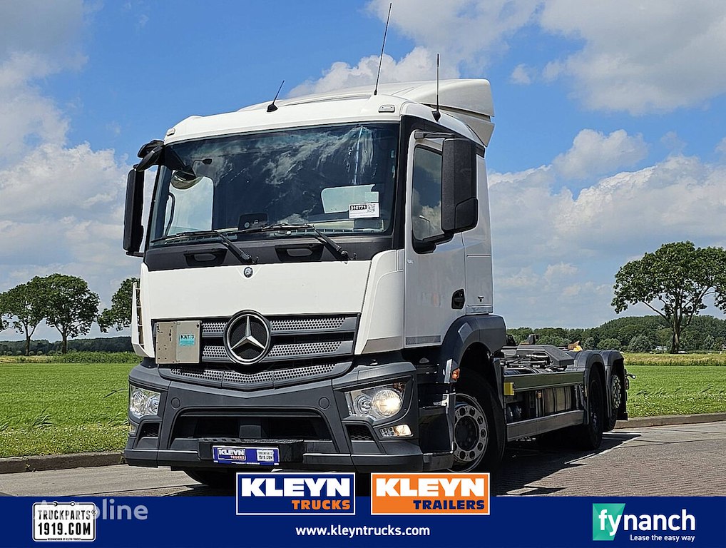 Mercedes-Benz ACTROS 2543 6x2 steeraxle hook kamion rol kiper