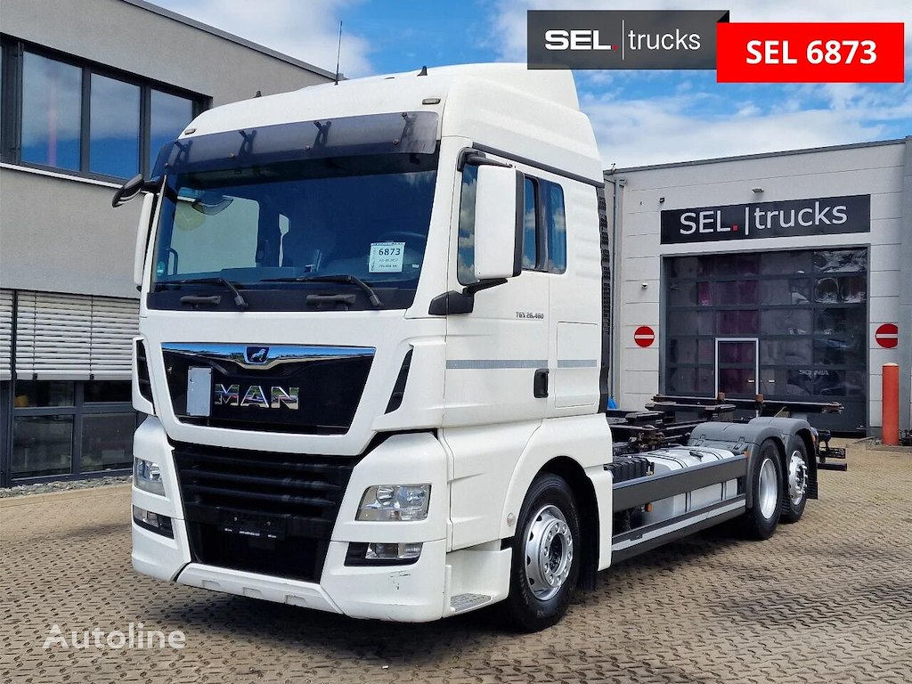 MAN TGX 26.460 6x2-2 LL ZF Intarder / Standklimaanlage / Liftachse vozilo za prevoz kontejnera