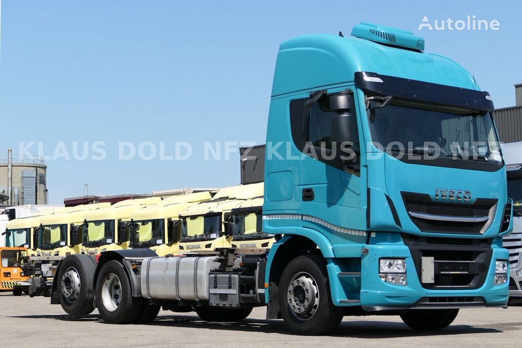 IVECO 460 Stralis BDF Retarder Vollluft 2-Tanks LBW vozilo za prevoz kontejnera