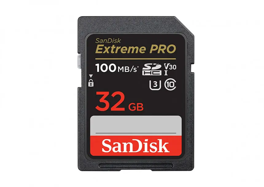 Sandisk sdhc 32gb extreme pro 100mb/s v30 uhs-i u3