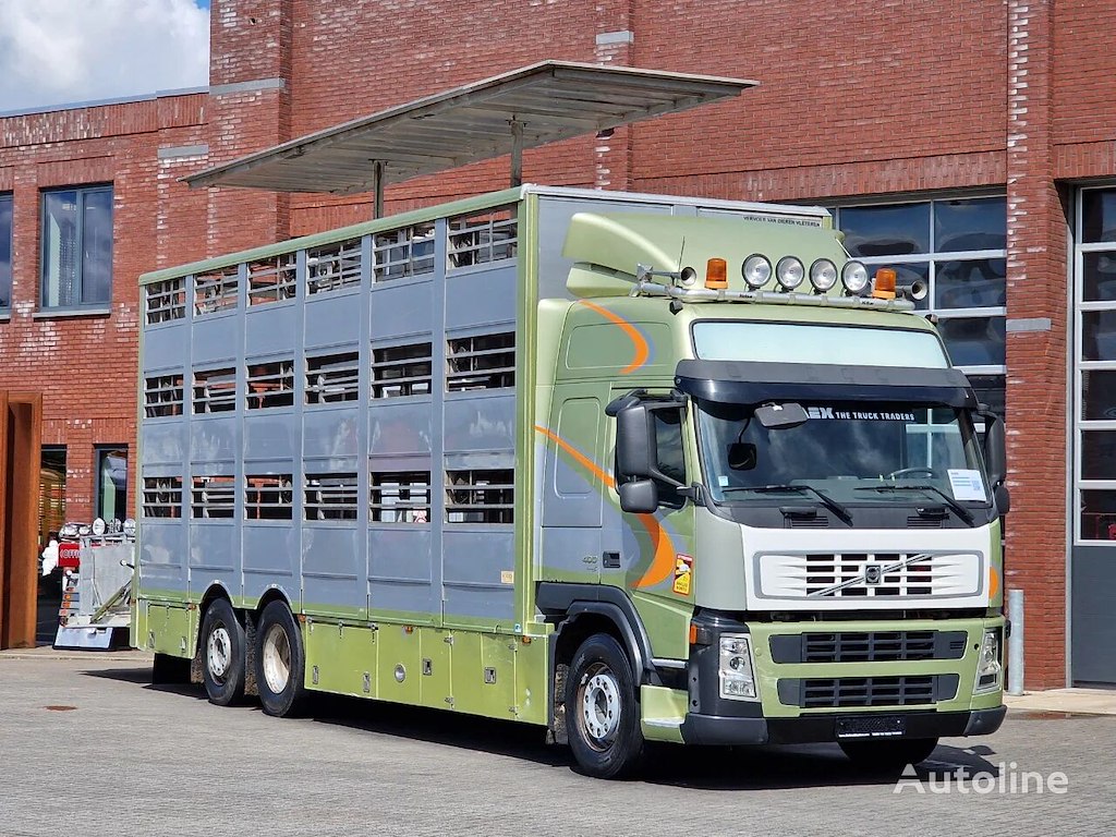 Volvo FM 13.400 Globetrotter 6x2*4 - Berdex 3 stock - Type 1 - Loadlif kamion za prevoz stoke