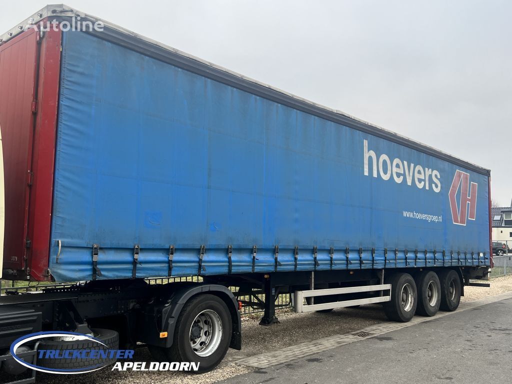 Pacton 3 assen SAF axles, Drum brakes, Front doors, Sliding roof poluprikolica sa kliznom ceradom