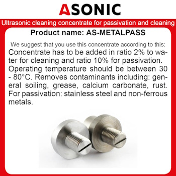 Asonic koncentrat za čišćenje 1l AS-METALPASS-1