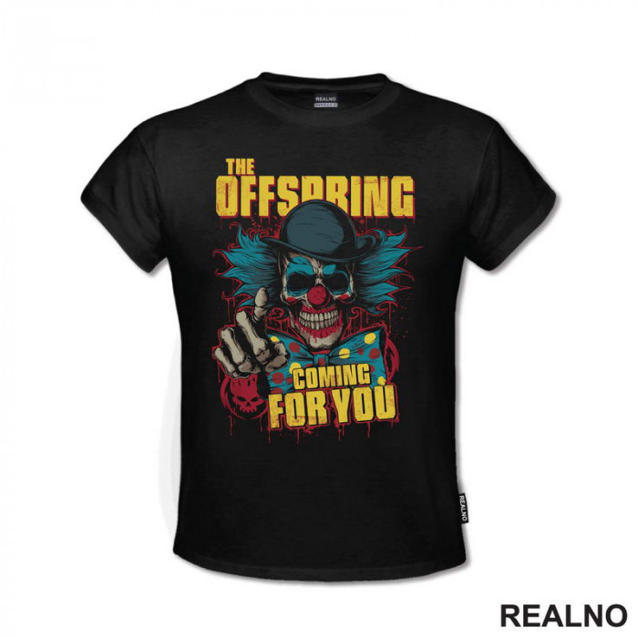 THE OFFSPRING - COMING FOR YOU - BLUE - CLOWN - MUZIKA - MAJICA