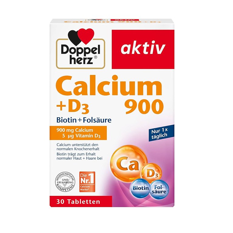 Doppel Herz Calcium+D3 900 30 tableta