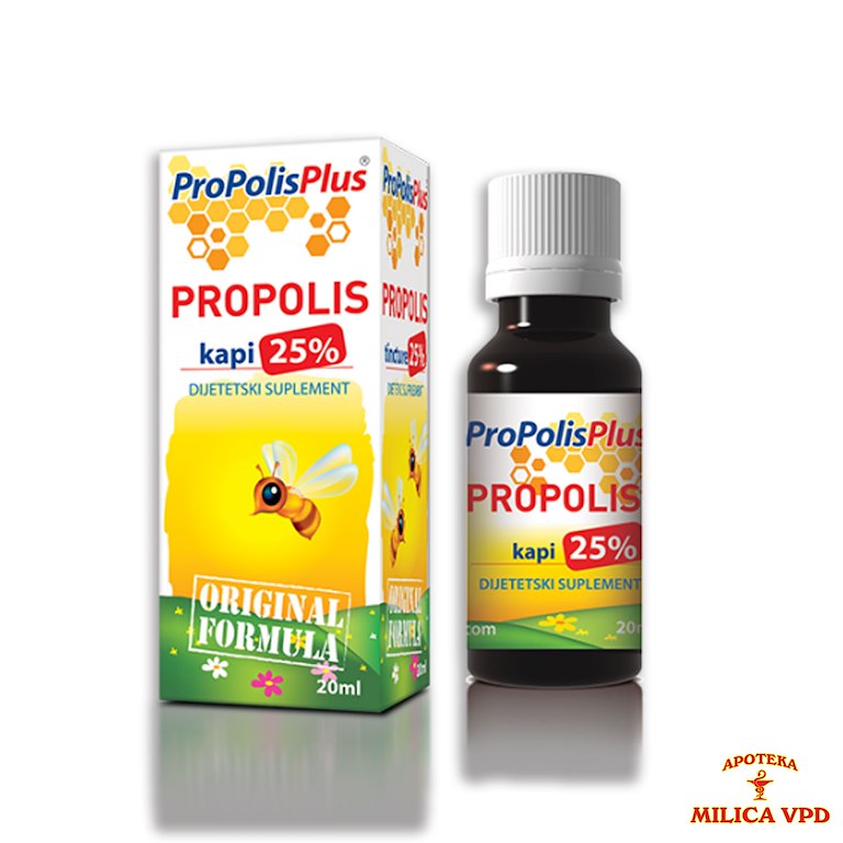 PROPOLIS PLUS Kapi za jačanje imuniteta 25% 20ML