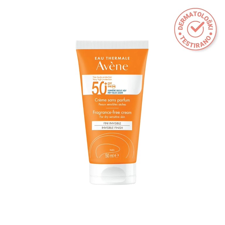 Avène SUN Krema za Suvu i Osetljivu Kožu Lica SPF50+ 50 mL