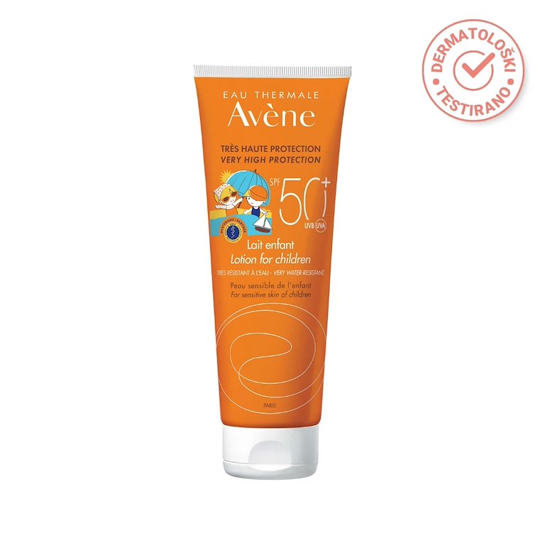 Avène SUN Mleko za Decu SPF50+ 100 mL; Zaštita Osetljive Dečje Kože od Sunca