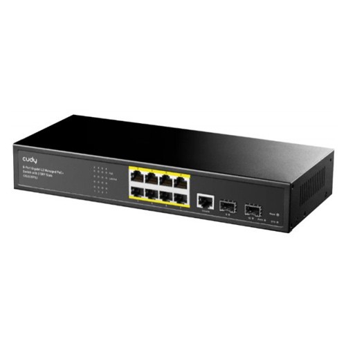 Cudy 8-GbE 2-SFP L2 Managed Gigabit Switch | GS2008S2