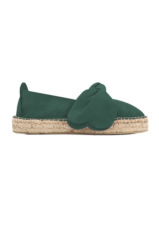 Espadrile sa visokim djonom Pine Green