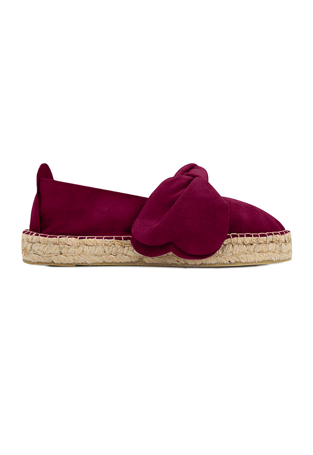 Espadrile sa visokim djonom Fuchsia