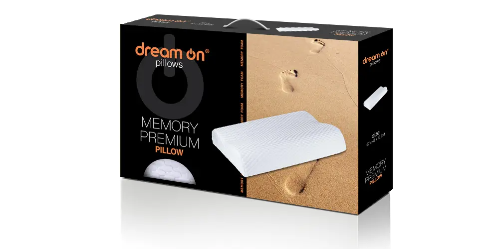 "Dream On" Memory Premium Jastuk od memorijske pene, 67x43x13 cm